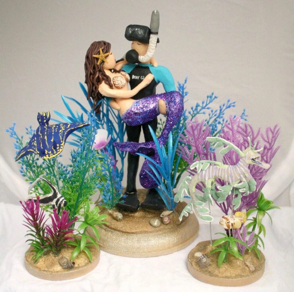 Customized Cake Toppers | Coastal Virginia Winter Wedding Showcase